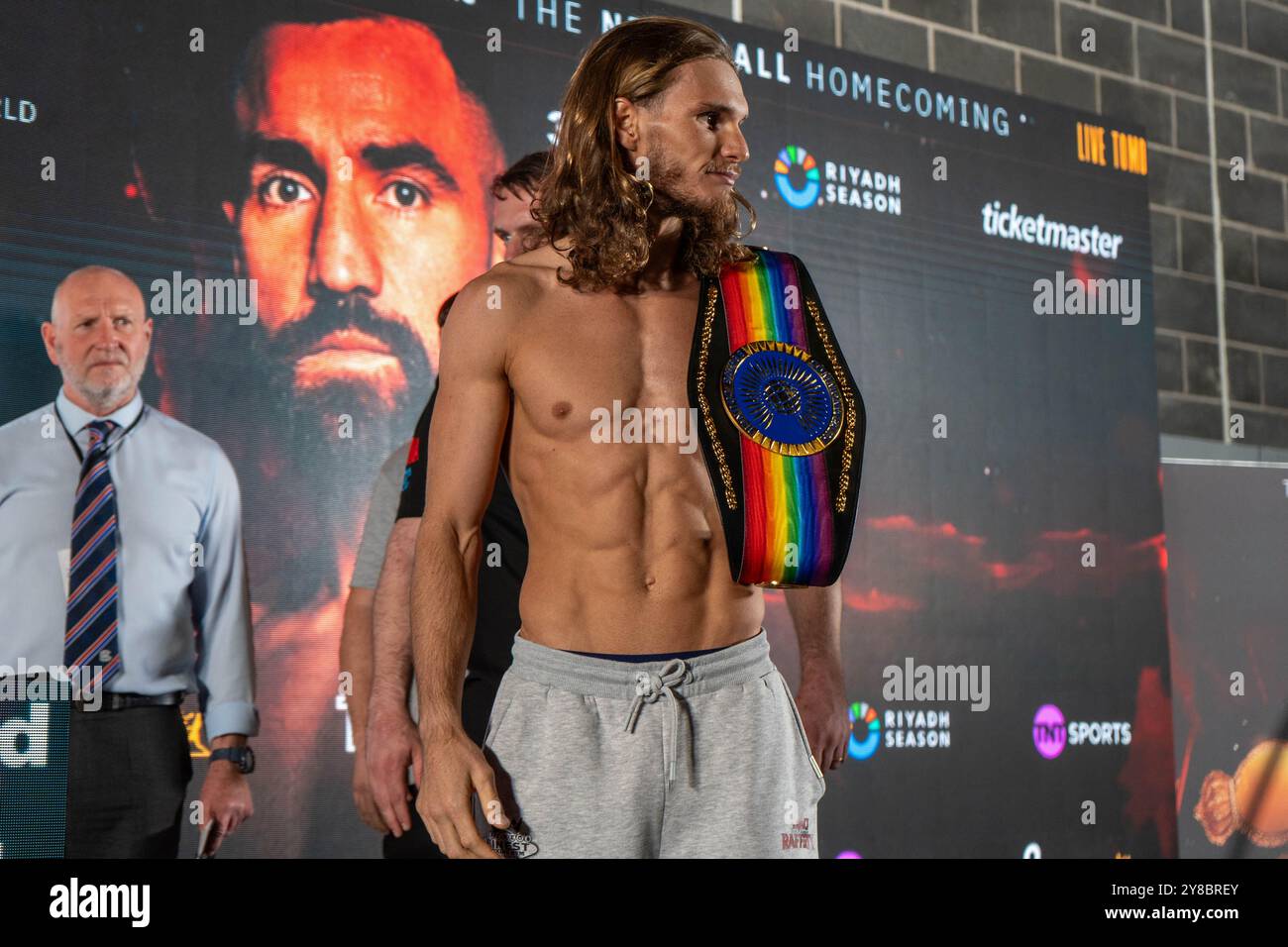 Nick Ball vs Ronnie Rios Weigh Inns - WBA Featherweight Championship Of ...