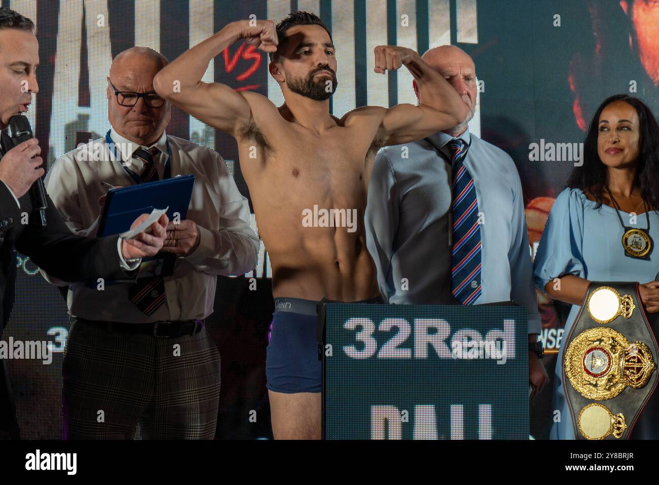 Nick Ball vs Ronnie Rios Weigh Inns - WBA Featherweight Championship Of ...