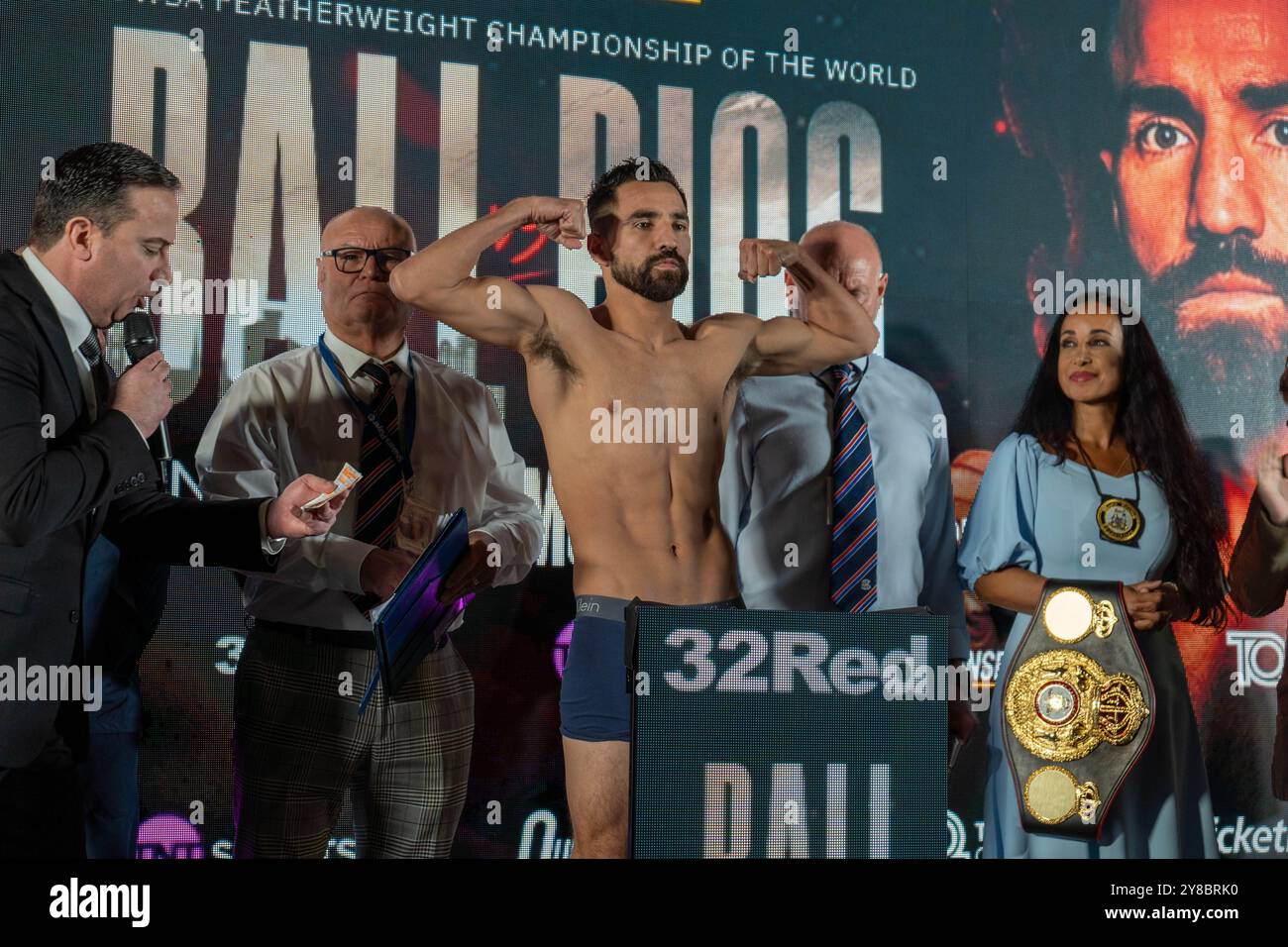 Nick Ball vs Ronnie Rios Weigh Inns - WBA Featherweight Championship Of ...