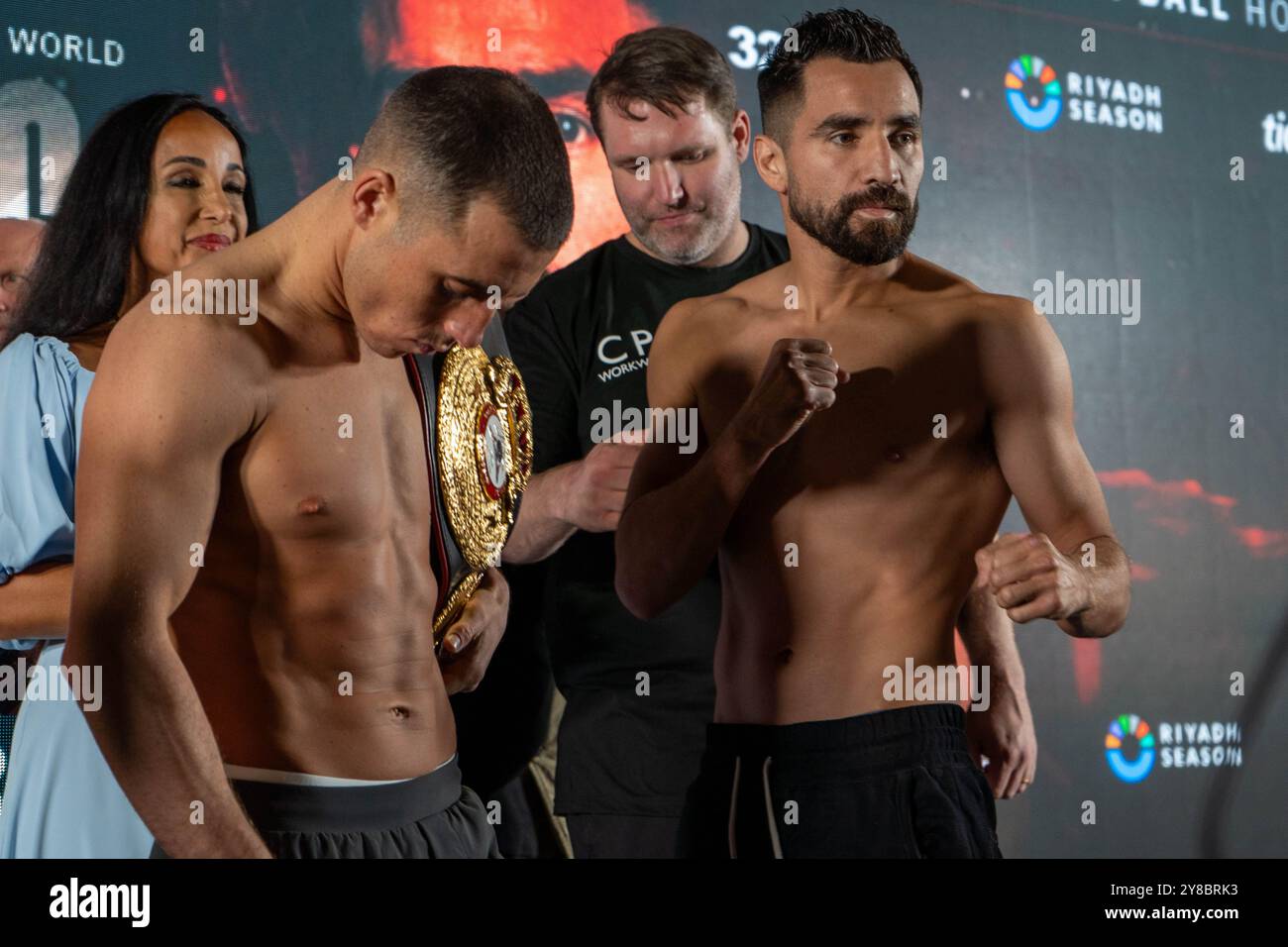 Nick Ball vs Ronnie Rios Weigh Inns - WBA Featherweight Championship Of ...