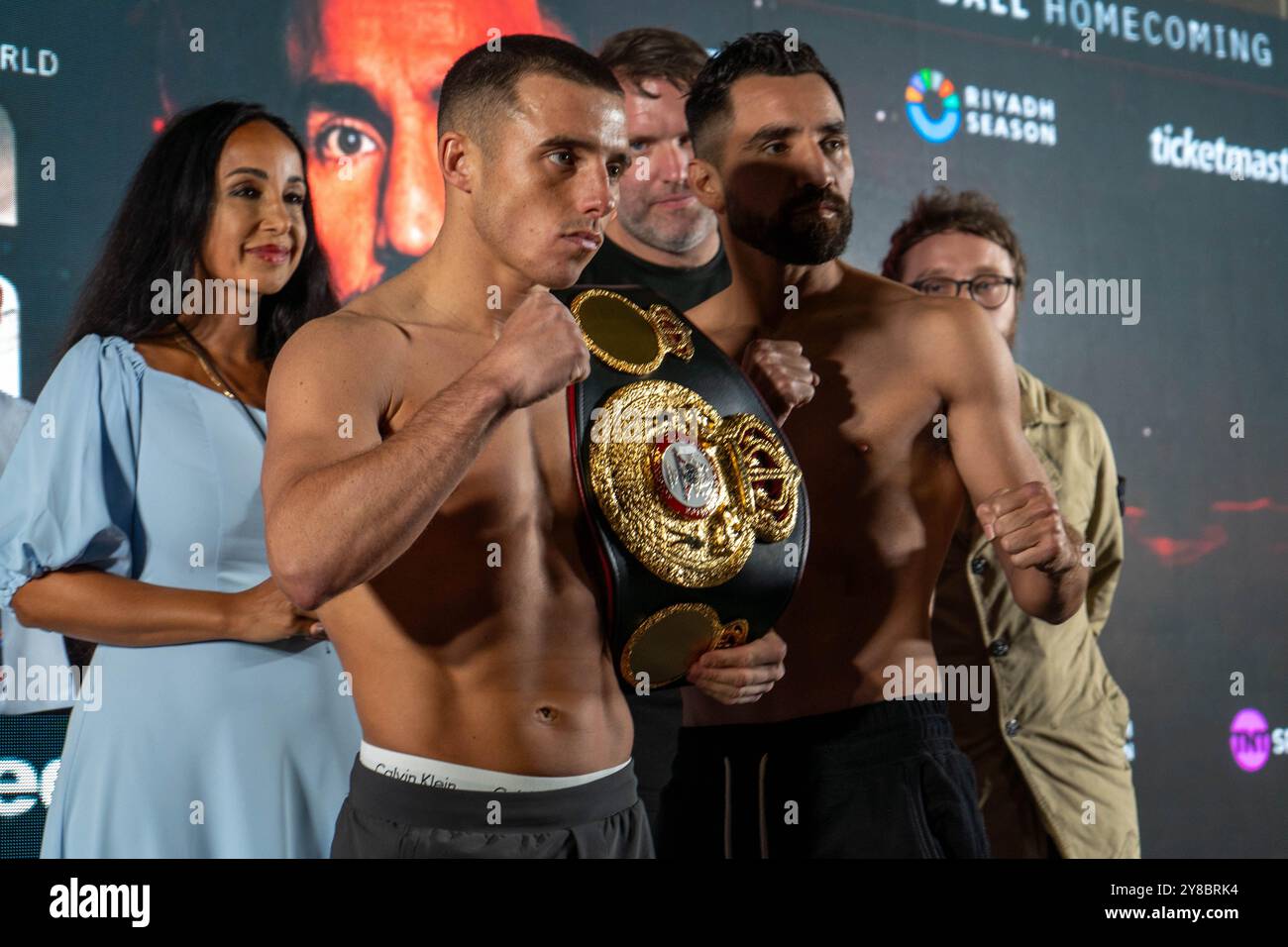 Nick Ball vs Ronnie Rios Weigh Inns - WBA Featherweight Championship Of ...