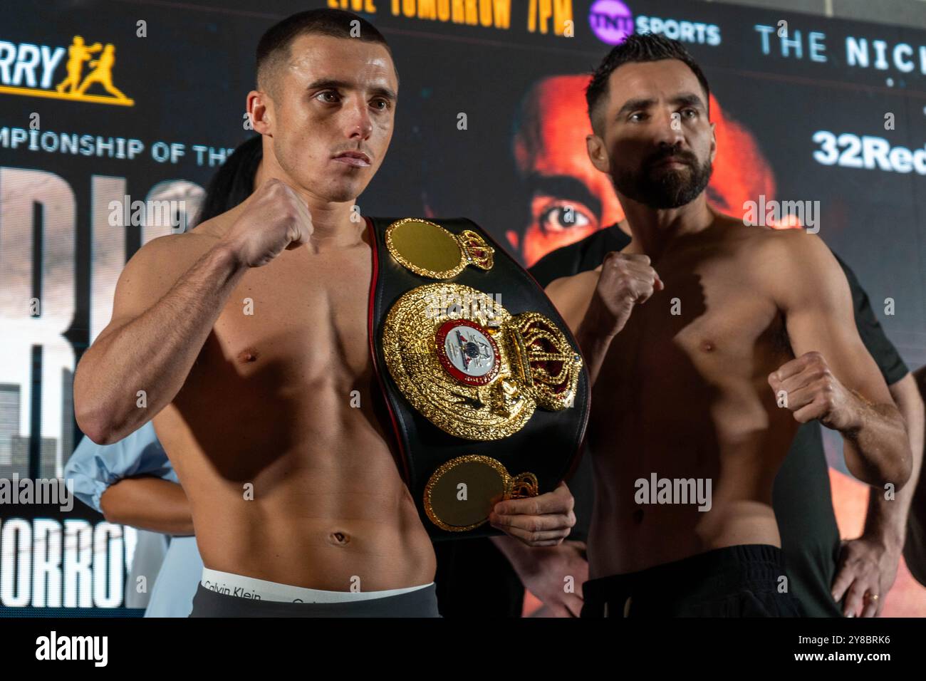 Nick Ball vs Ronnie Rios Weigh Inns - WBA Featherweight Championship Of ...