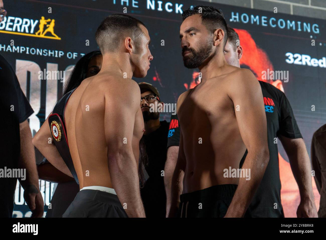 Nick Ball vs Ronnie Rios Weigh Inns - WBA Featherweight Championship Of ...