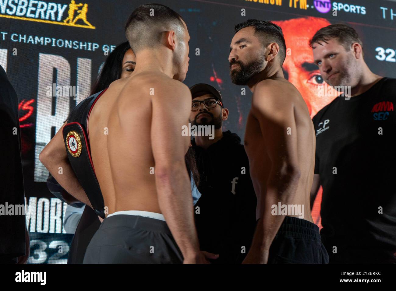 Nick Ball vs Ronnie Rios Weigh Inns - WBA Featherweight Championship Of ...
