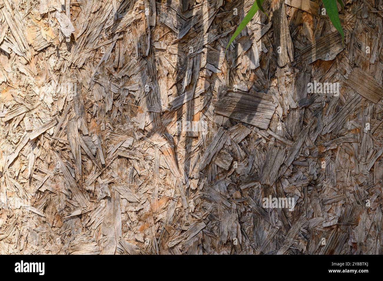 Old plywood recycled compressed wood chippings board background texture ...