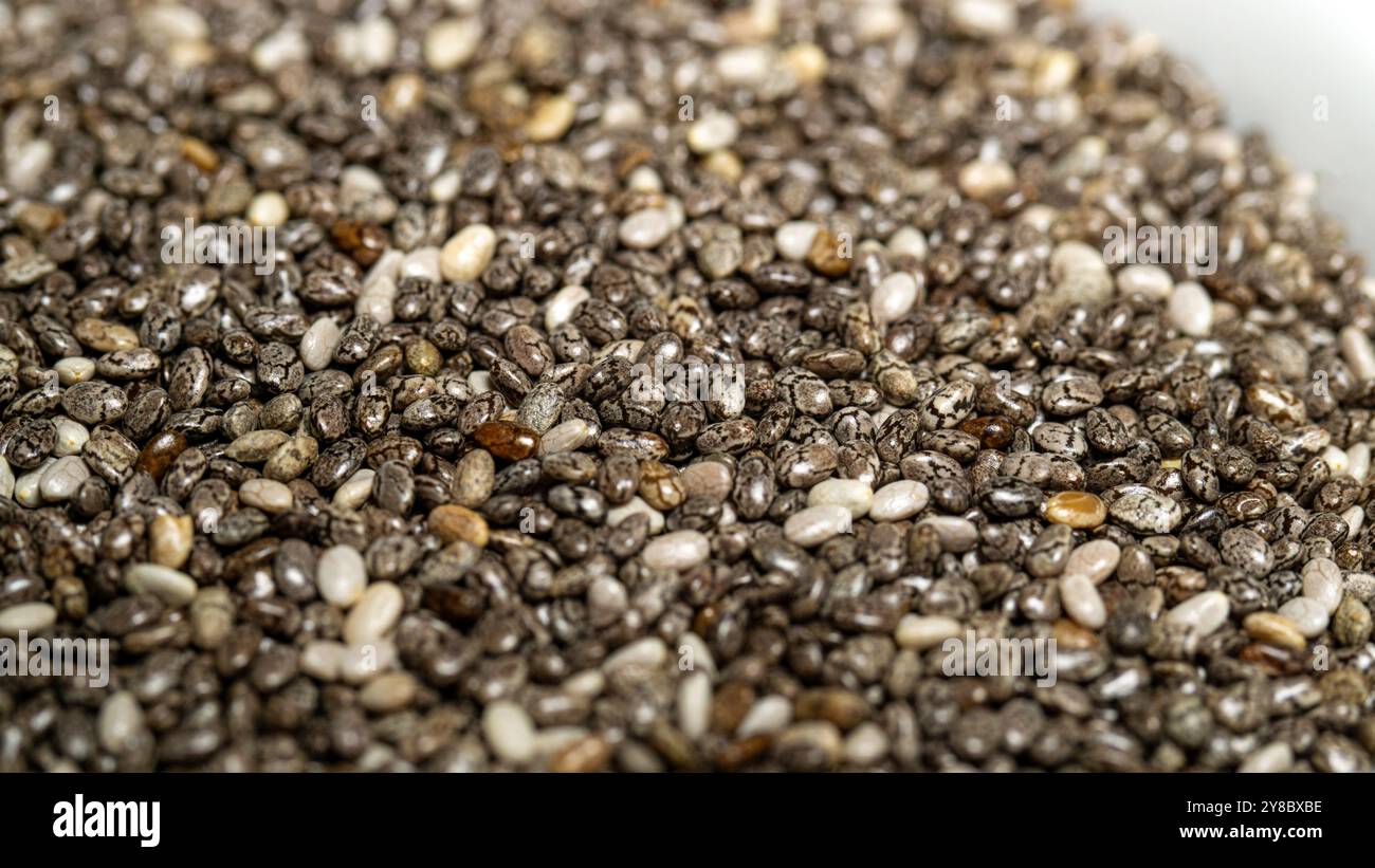 Chia seed texture hi-res stock photography and images - Alamy
