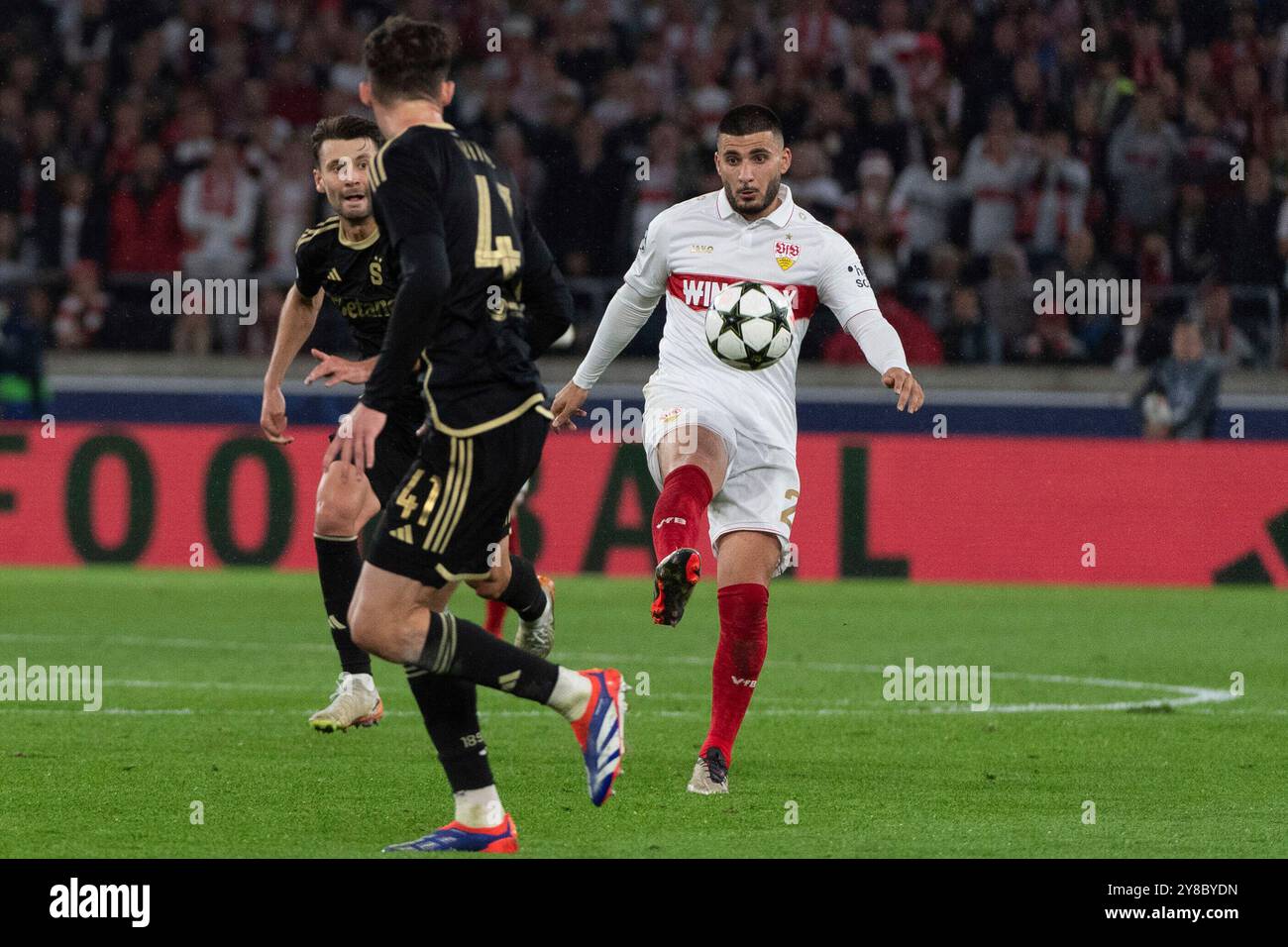 Deniz Undav (VfB Stuttgart #26) GER, VfB Stuttgart vs. AC Sparta Prag, Fussball, Herren, UEFA ...