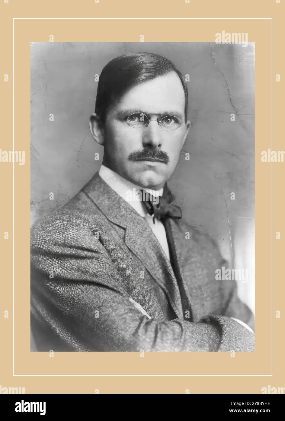 Ray Stannard Baker, half-length portrait, Photo, tinted and retouched ...