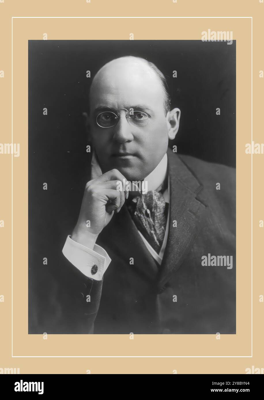 John Barrett, 1866-1938, Portrait, head and shoulders, facing left, rt ...