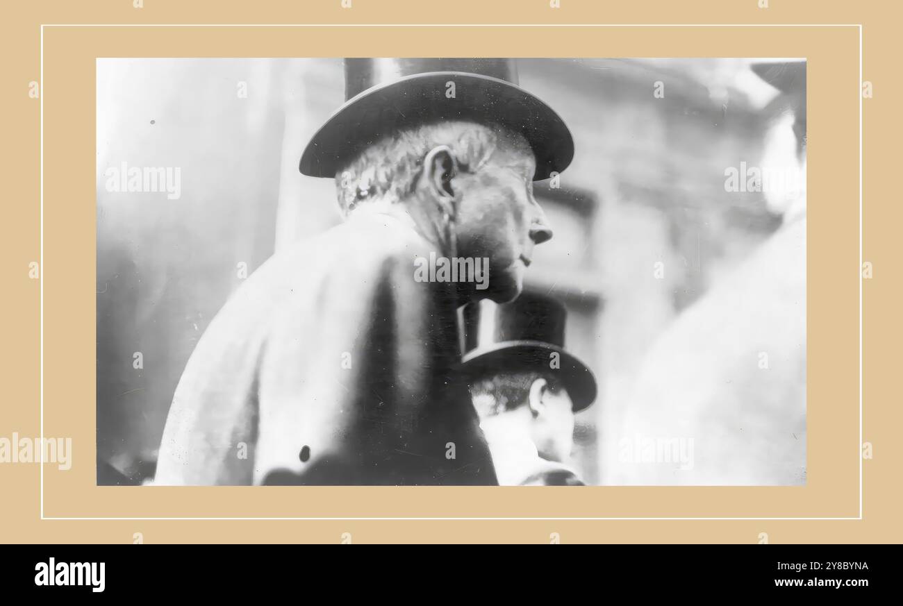 John Davison Rockefeller, 1839-1937, head-and-shoulders portrait ...