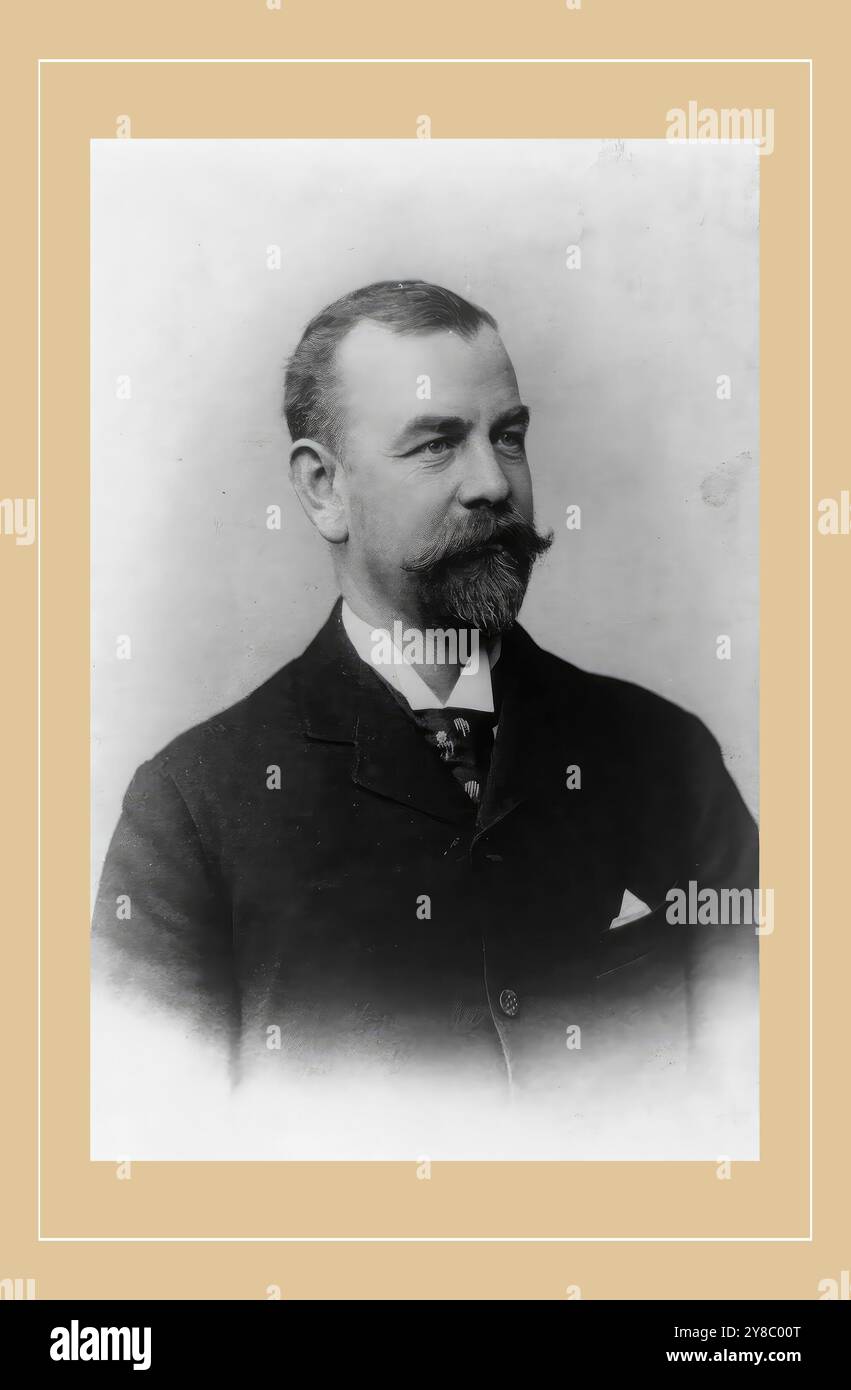 F.G. Bourne, half-length portrait, facing right, between 1890 and 1910 ...