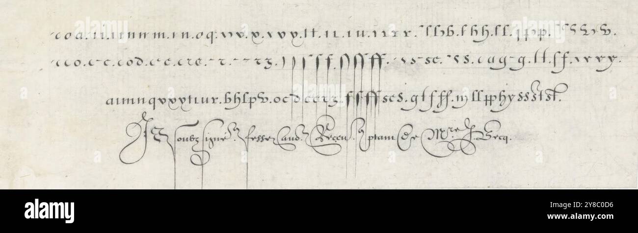 Jan van de velde calligraphy hi-res stock photography and images - Alamy