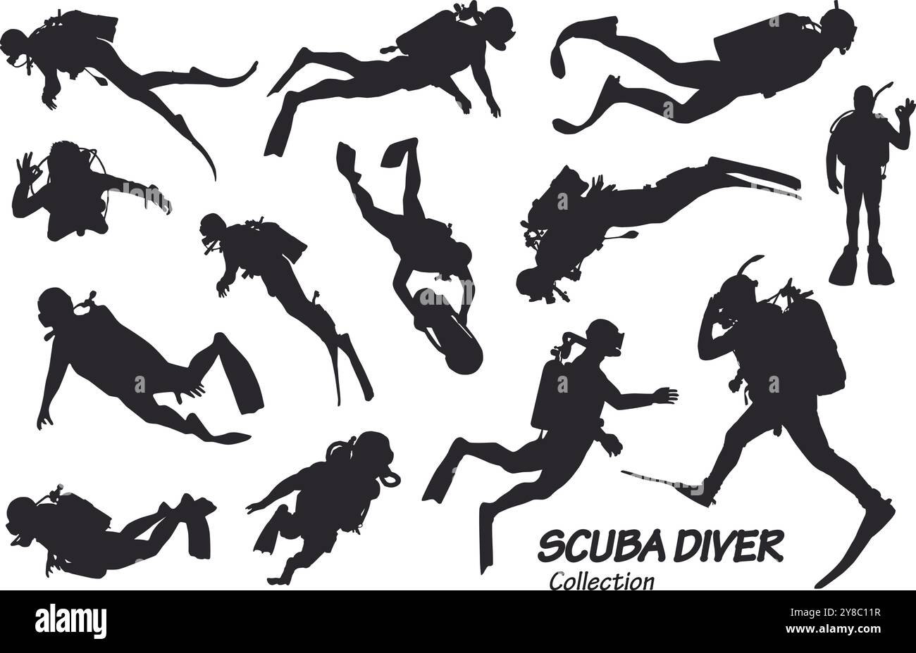 Female deep sea diver Cut Out Stock Images & Pictures - Alamy