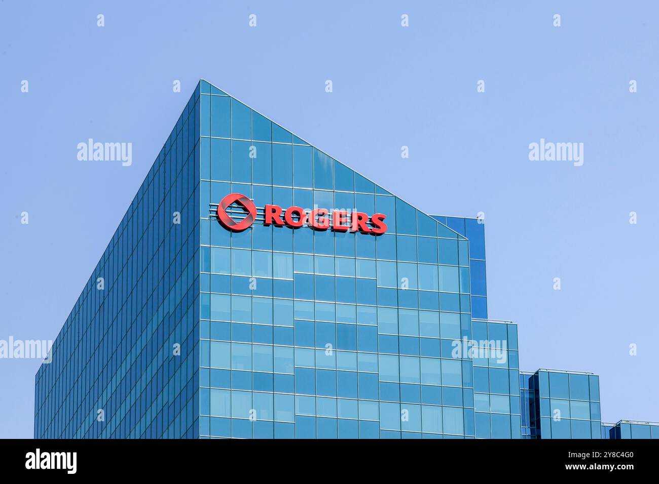 Rogers sign on the building at North York in Toronto Stock Photo - Alamy