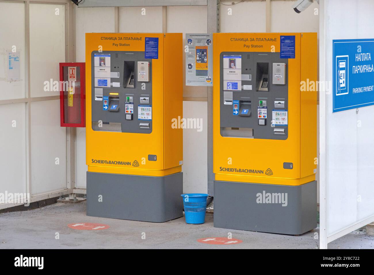 Belgrade, Serbia - August 18, 2024: Automated Pay Station Machine for ...