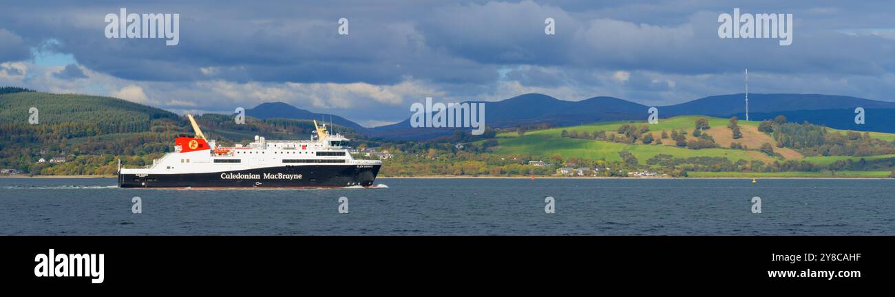 Glen Sannox ferry Scotland UK Stock Photo - Alamy