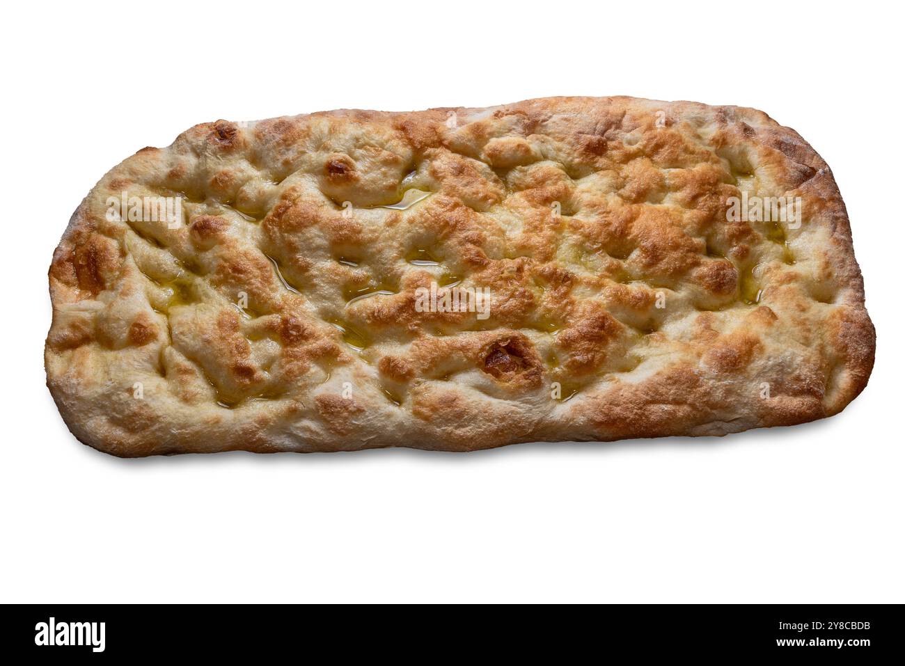 Focaccia Schiacciata with extra virgin olive oil, Italian flat bread ...