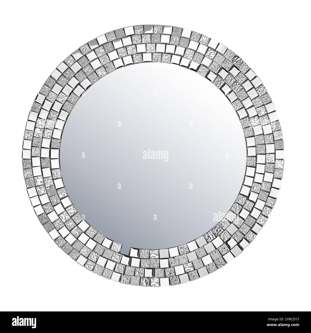 Modern silver glass mosaic Cut Out Stock Images & Pictures - Alamy