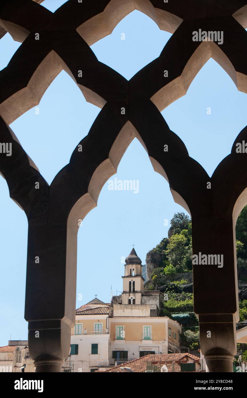 Glimpse of the Amalfi Cathedral / Scorcio del Duomo di Amalfi Stock ...