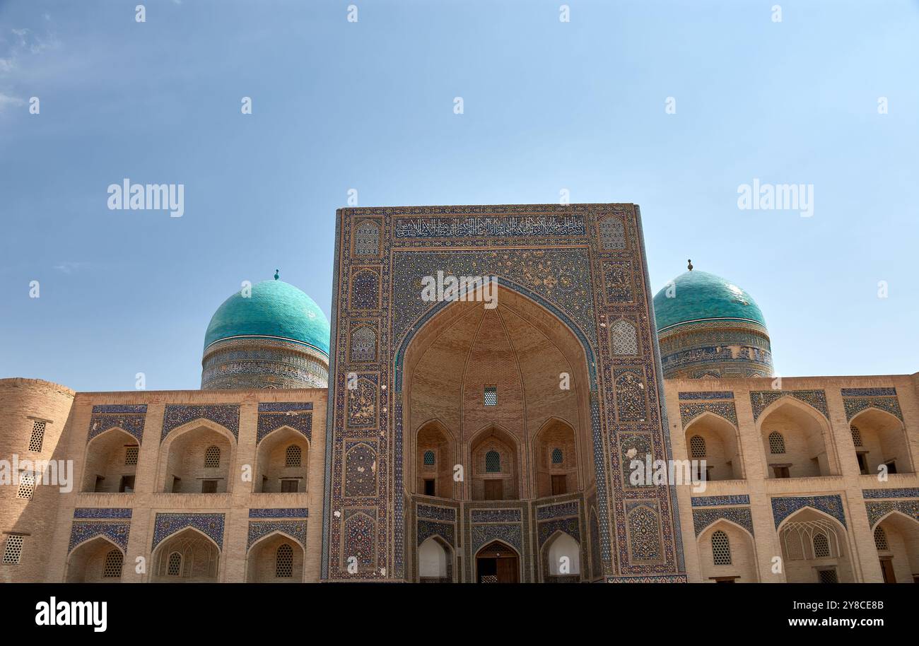 The Kalon Mosque, located in the heart of Bukhara, Uzbekistan, is a ...