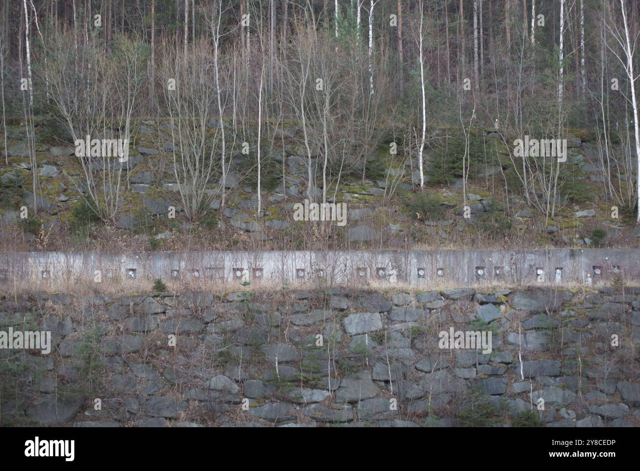 renaturation or ecological restoration by architecture in damaged or ...