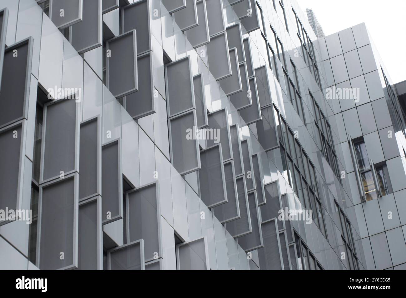 facade design of a modern building, architecture and design in ...