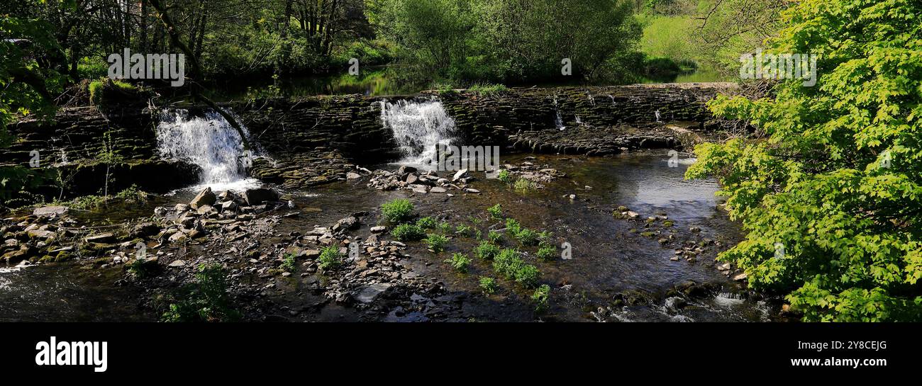 The river Kent, Kentmere valley, Lake District National Park; Cumbria ...