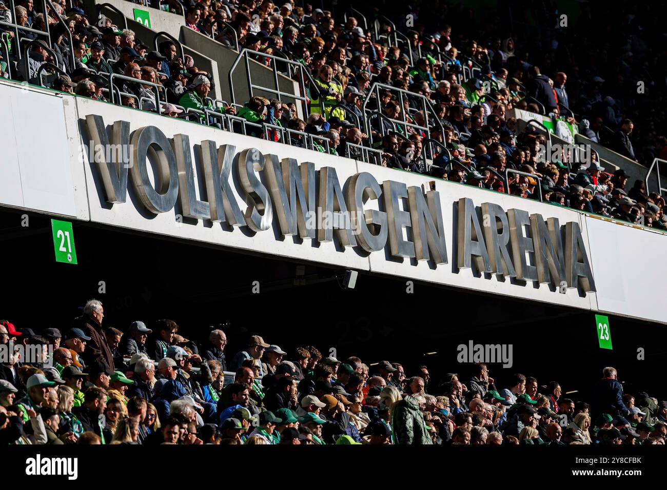 Wolfsburg, Deutschland. 28th Sep, 2024. firo : 28.09.2024, Football ...