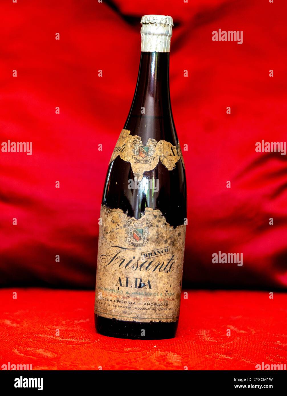 Rare very old Alba sparkling wine with over 55 years of age Stock Photo ...