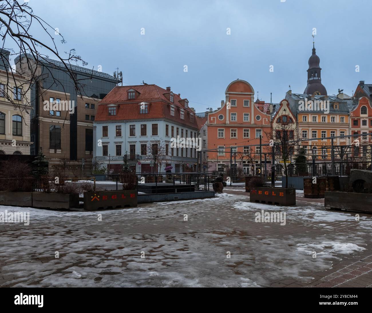 For tourists, medieval architecture of old Riga town can offer ...
