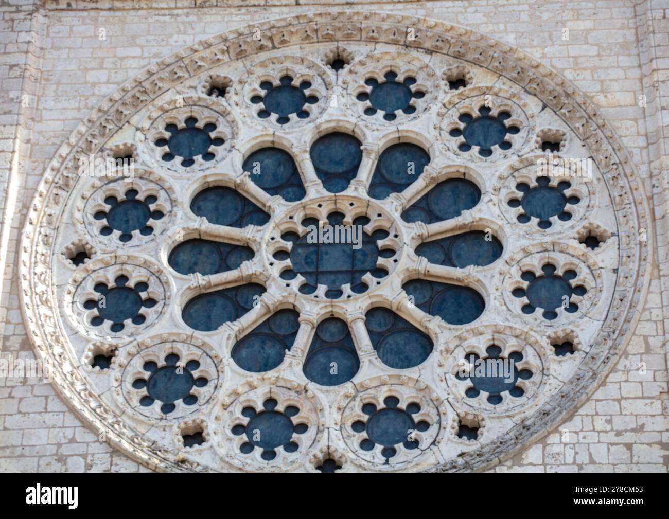 The Rose Window at Notre Dame de Chartres Cathedral Chartres, France ...