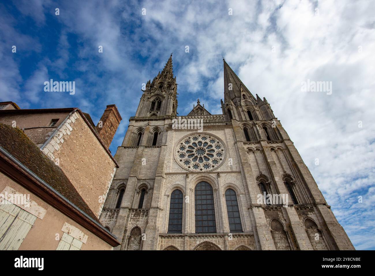 Notre Dame de Chatres Cathedral France Stock Photo - Alamy
