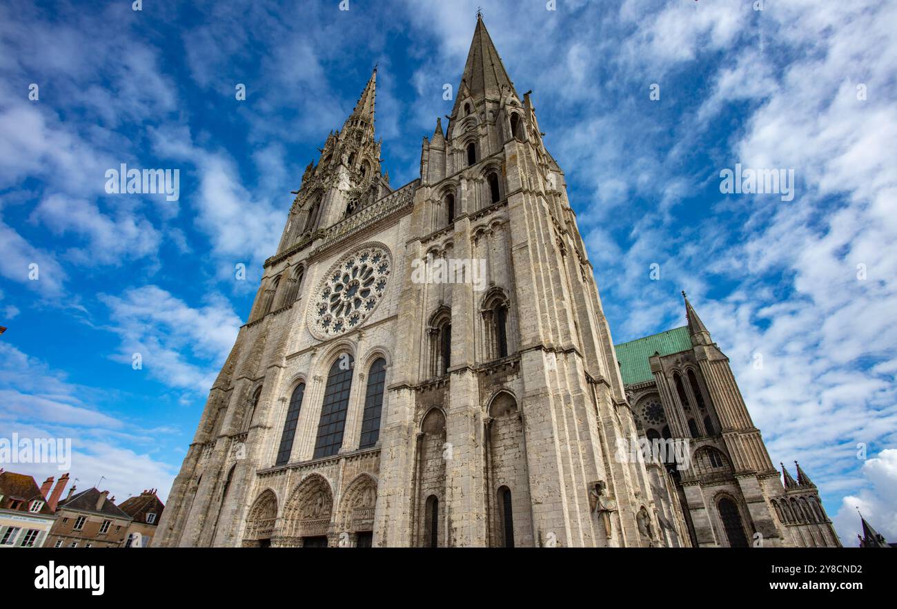 Notre Dame de Chatres Cathedral France Stock Photo - Alamy