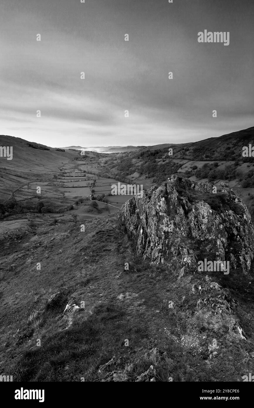 Troutbeck valley Black and White Stock Photos & Images - Alamy