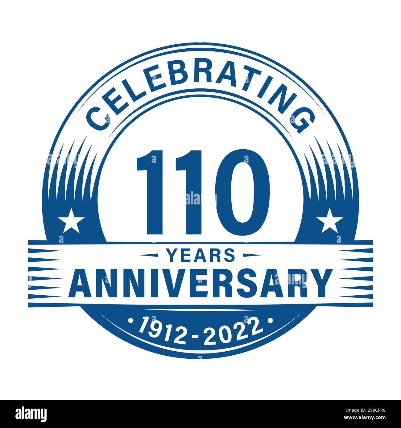 110th logo Stock Vector Images - Alamy