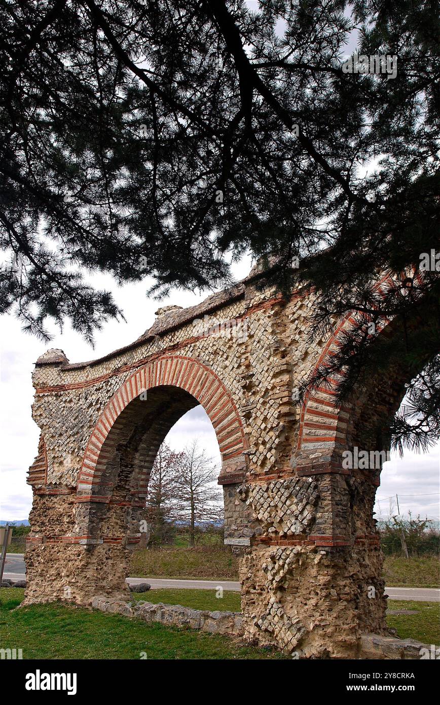 Roman ruins in Lyon area, Rhone, AURA region, France Stock Photo - Alamy