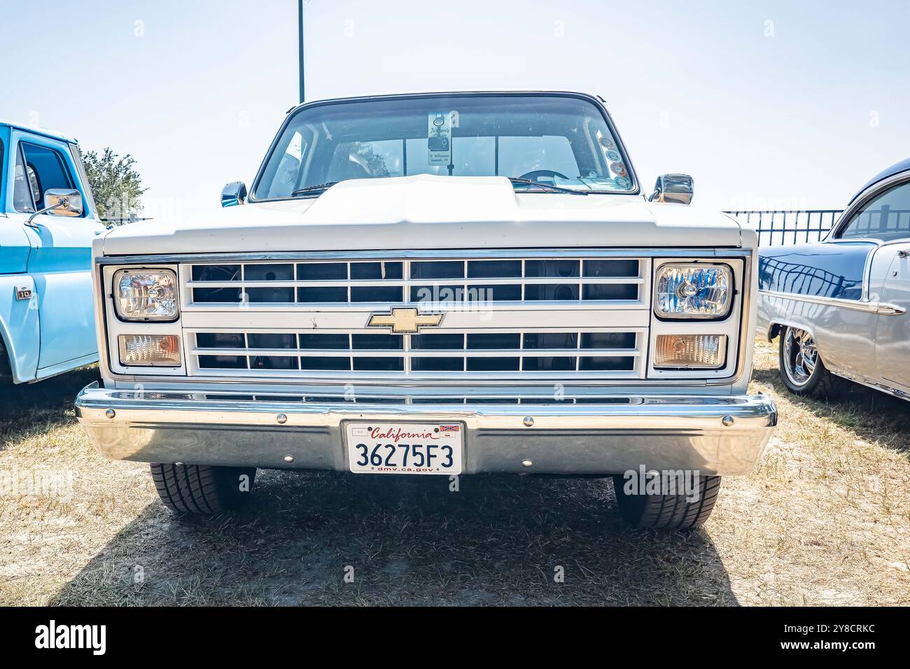 Gulfport, MS - October 03, 2023: Low perspective front view of a 1983 ...