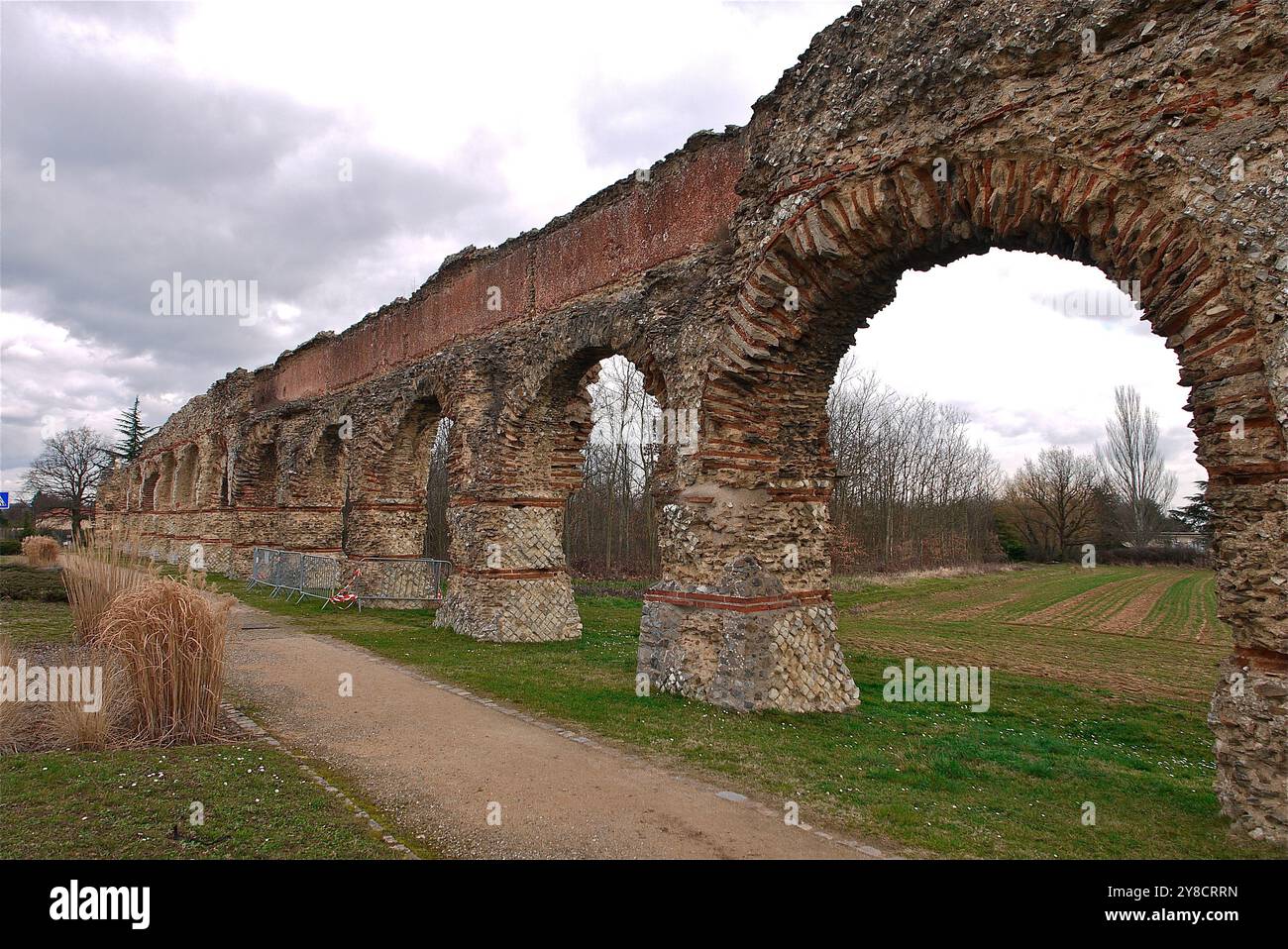 Roman ruins in Lyon area, Rhone, AURA region, France Stock Photo - Alamy