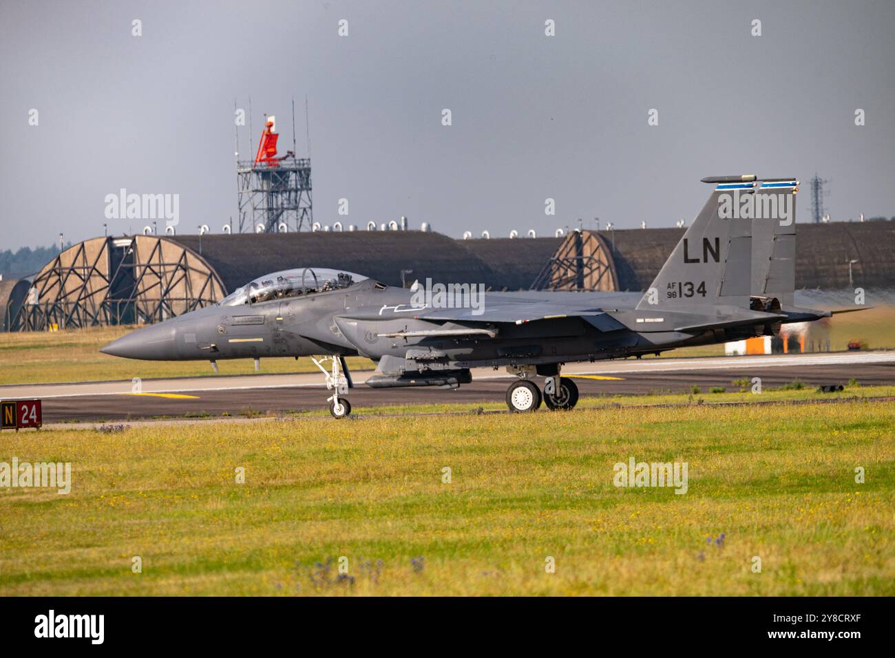 USAF F-15 practicing low level sortie through the Mach Loop, Dolgellau ...