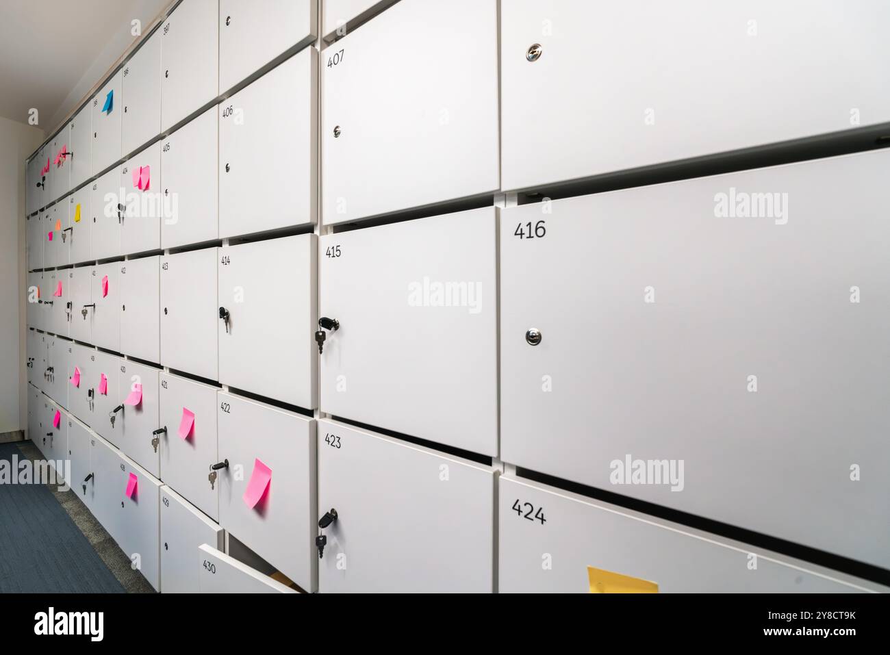 Office lockers hi-res stock photography and images - Alamy