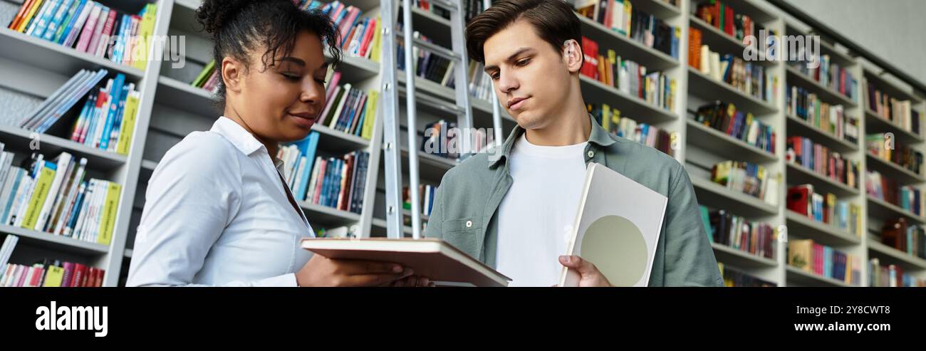 A passionate educator assists her young pupil with exploring academic ...