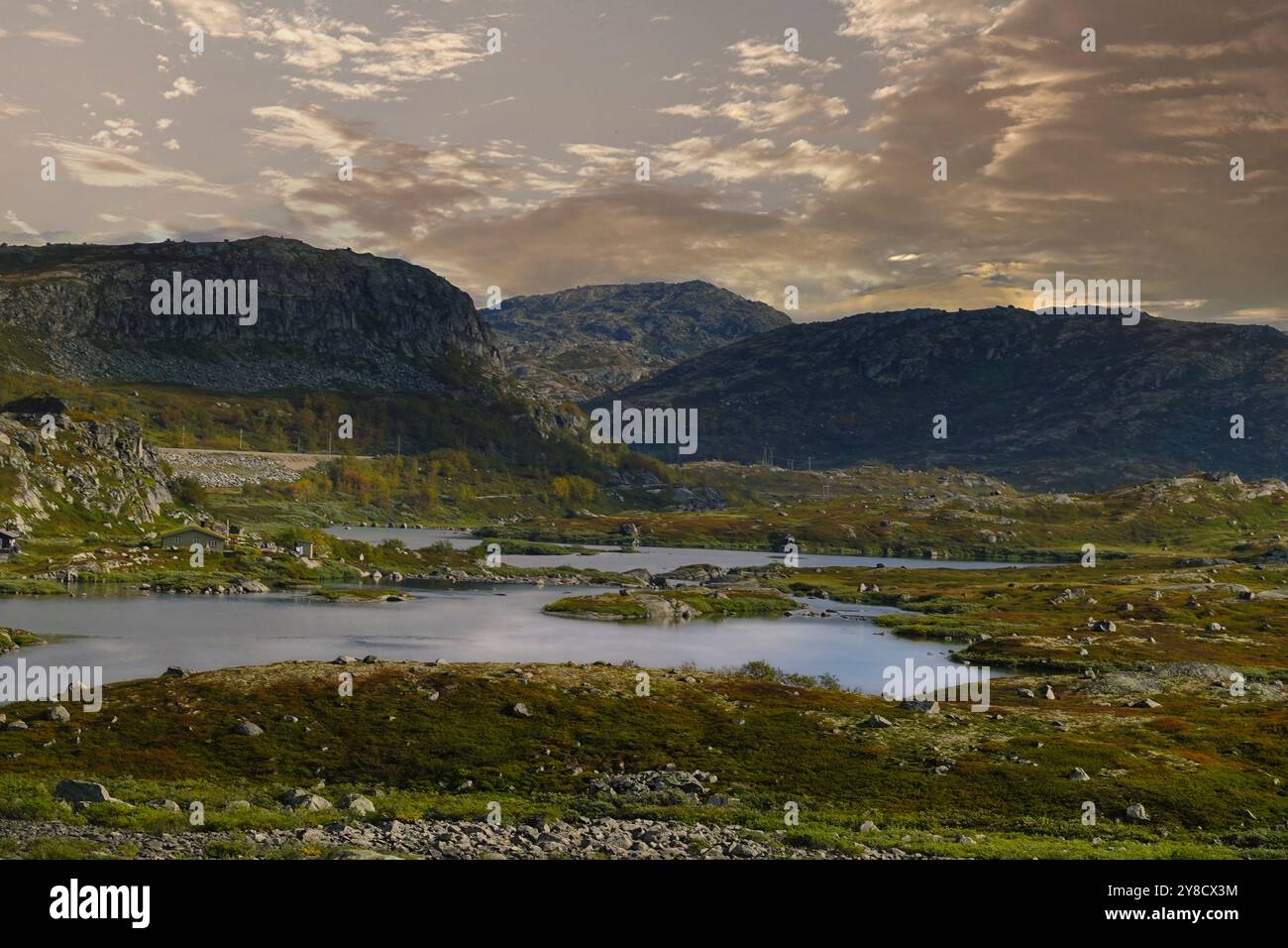 6th September, 2024 - Southern Norway Waterfall and stream at Ustedola ...