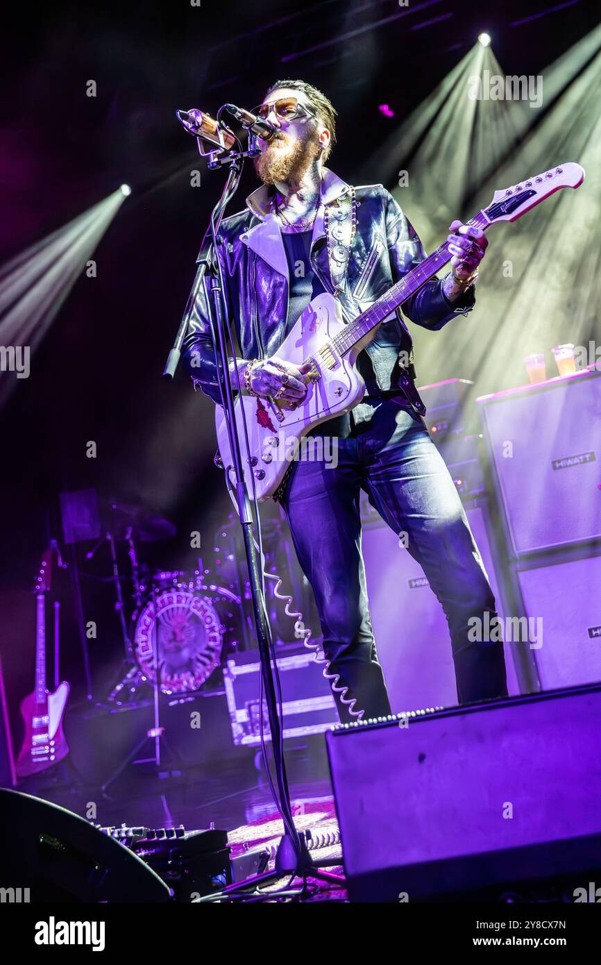 Milan Italy. 02 October 2024. The American guitarist and singer Caleb ...