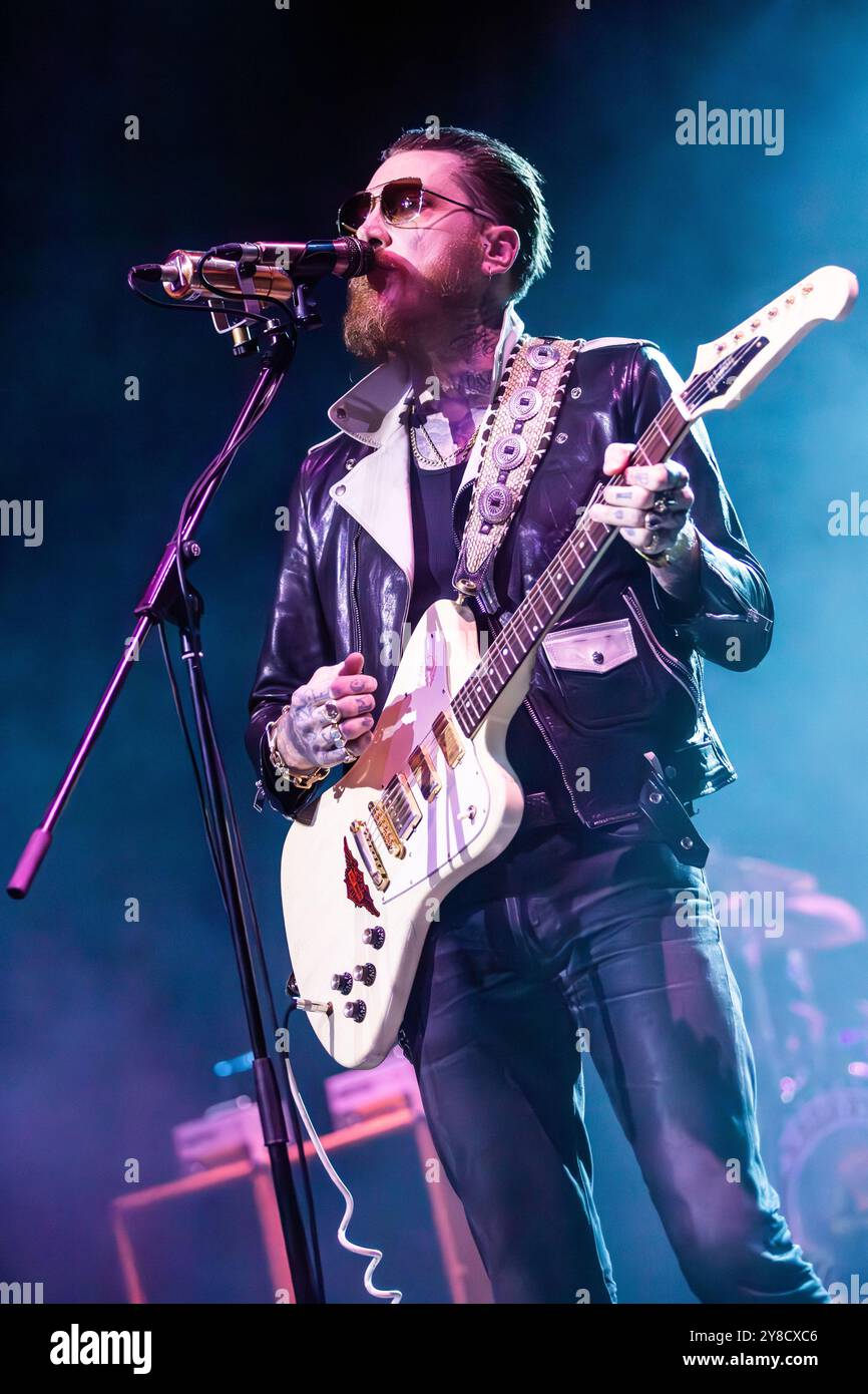 Milan Italy. 02 October 2024. The American guitarist and singer Caleb ...
