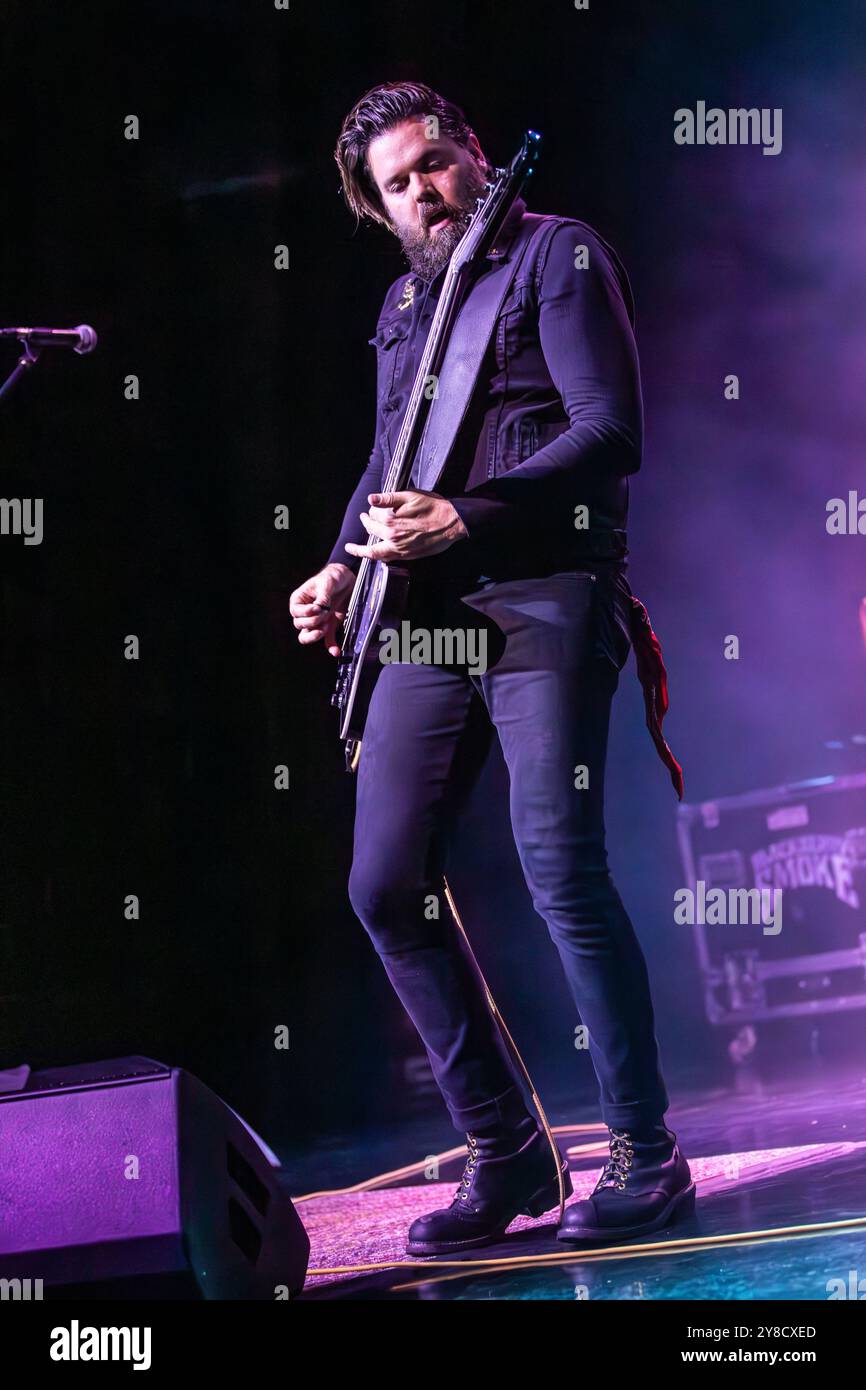 Milan Italy. 02 October 2024. The American guitarist and singer Caleb ...