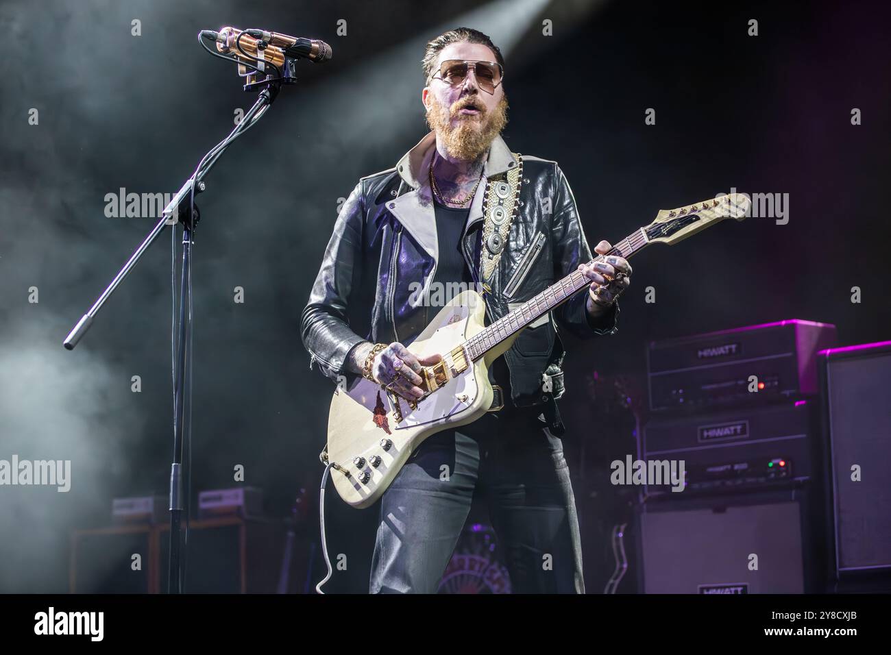 Milan Italy. 02 October 2024. The American guitarist and singer Caleb ...