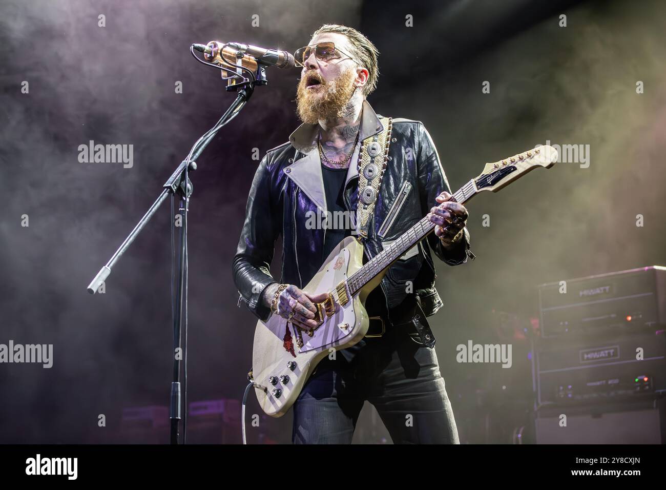 Milan Italy. 02 October 2024. The American guitarist and singer Caleb ...