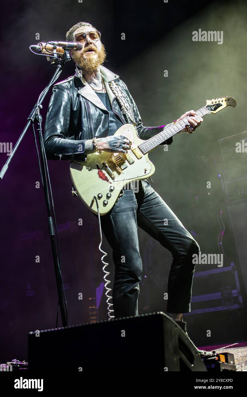 Milan Italy. 02 October 2024. The American guitarist and singer Caleb ...