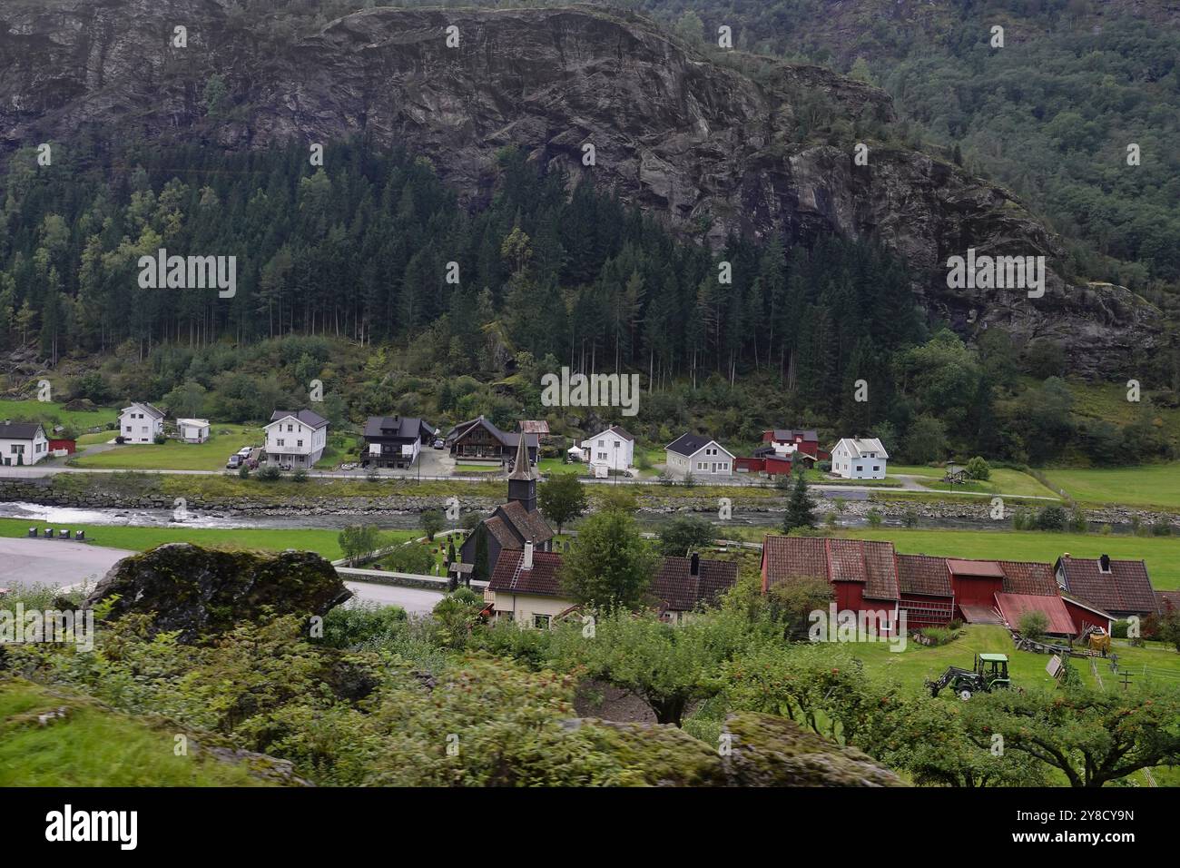 6th September, 2024 - Southern Norway Typical Norwegian homes outside ...