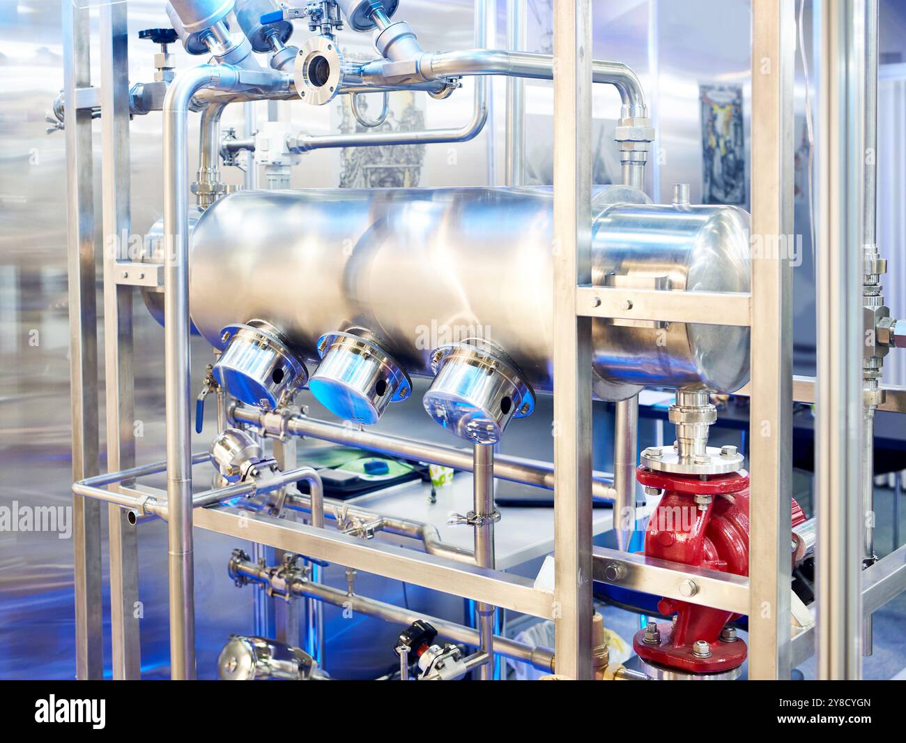 Bioreactor at the exhibition stand Stock Photo - Alamy